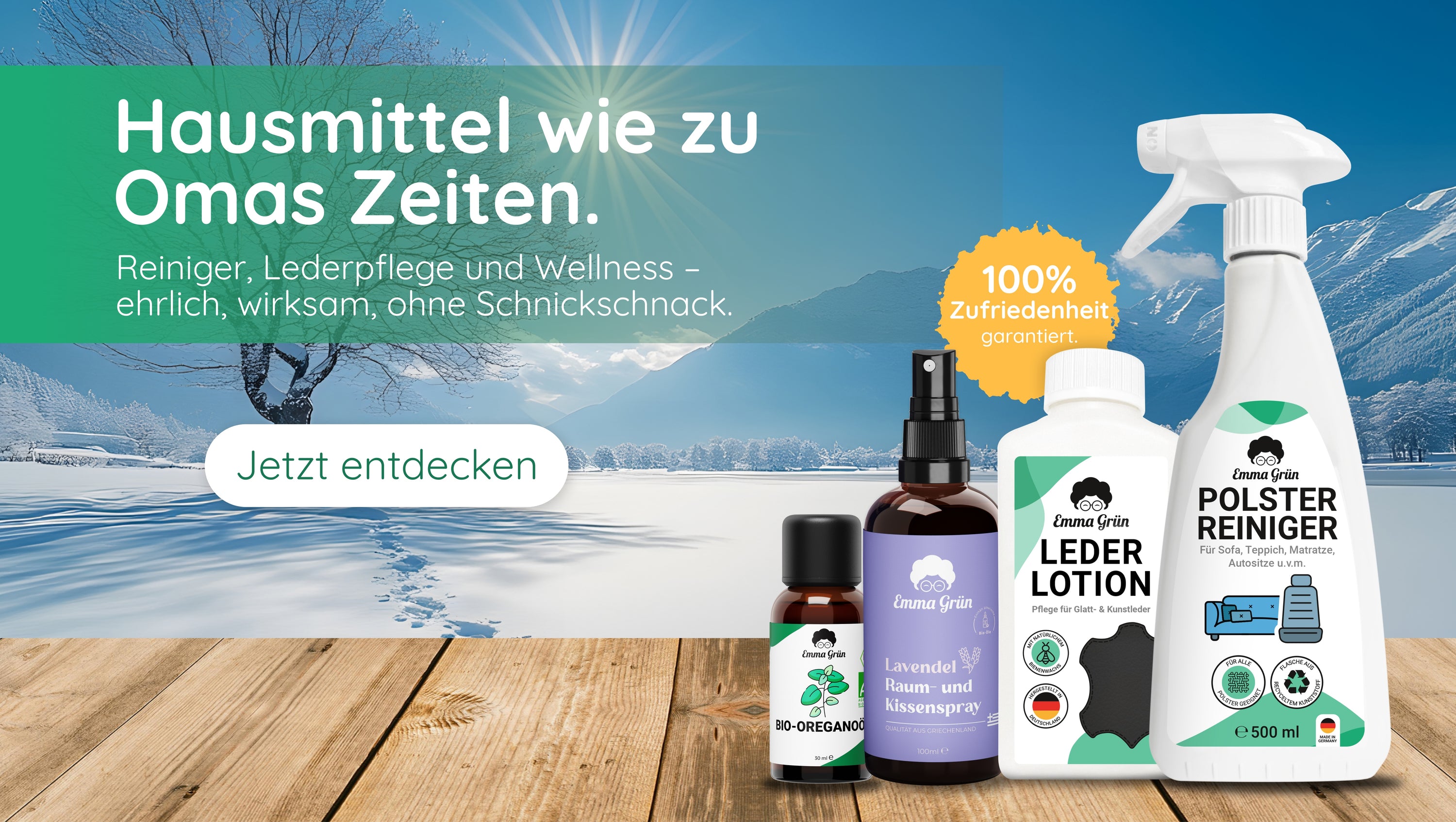 Emma Grün - Nachhaltige Pflege und Reinigung für dein Zuhause!